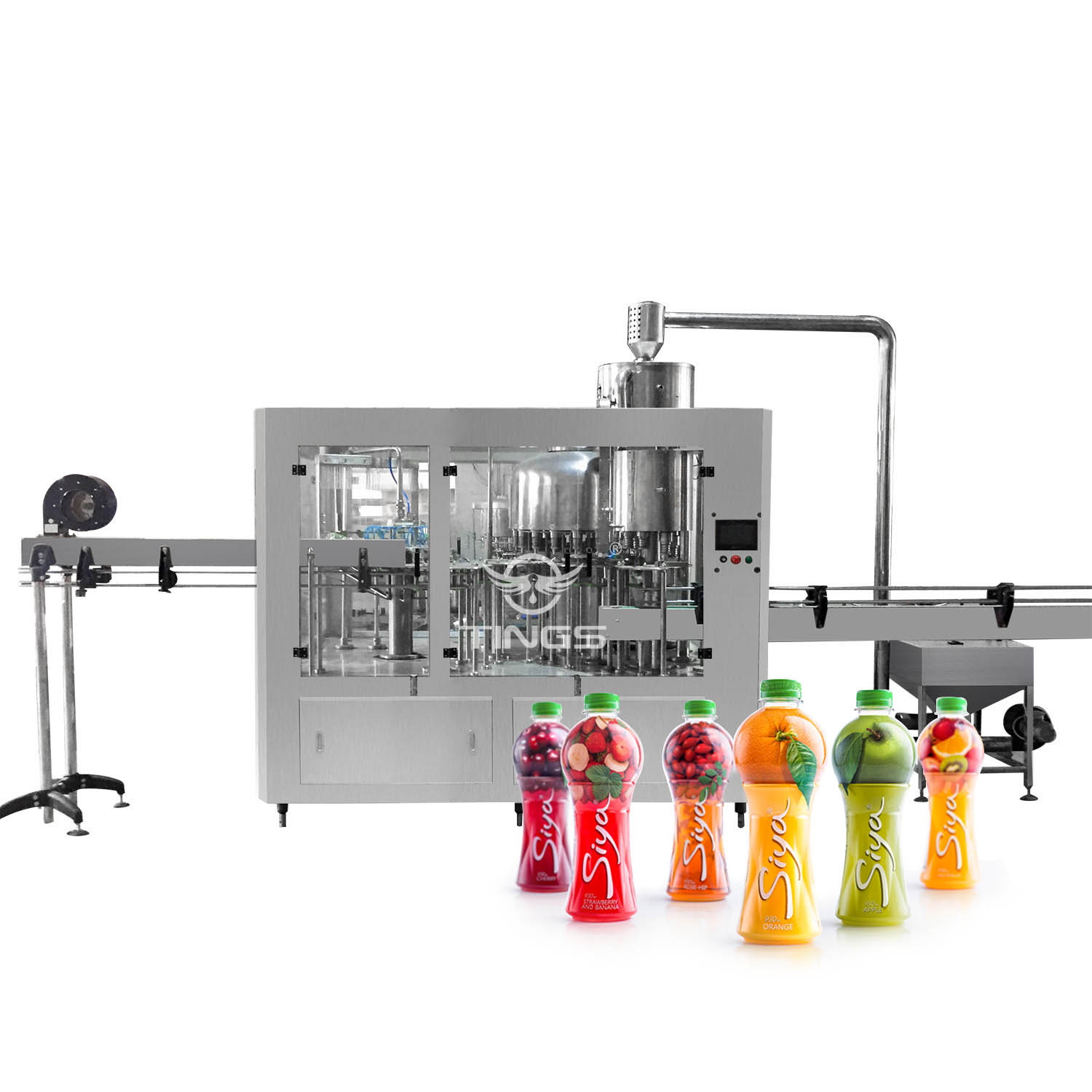 6000 to 8000BPH Juice Bottling Machine - TINGS MACHINERY