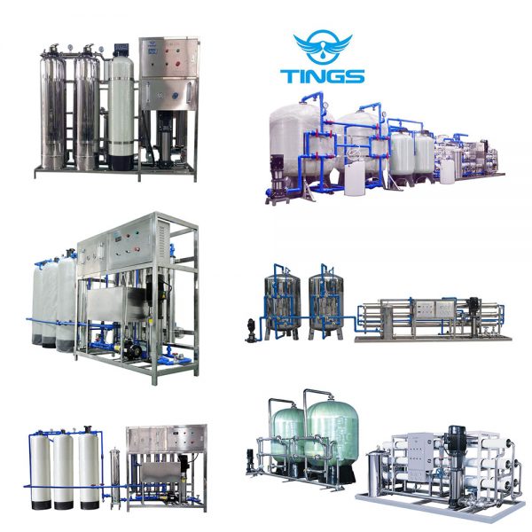 The process of the bottle mineral water production line - TINGS