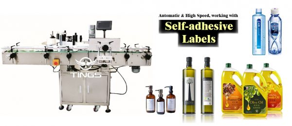 Automatic Linear bottle Labeling Machine - TINGS